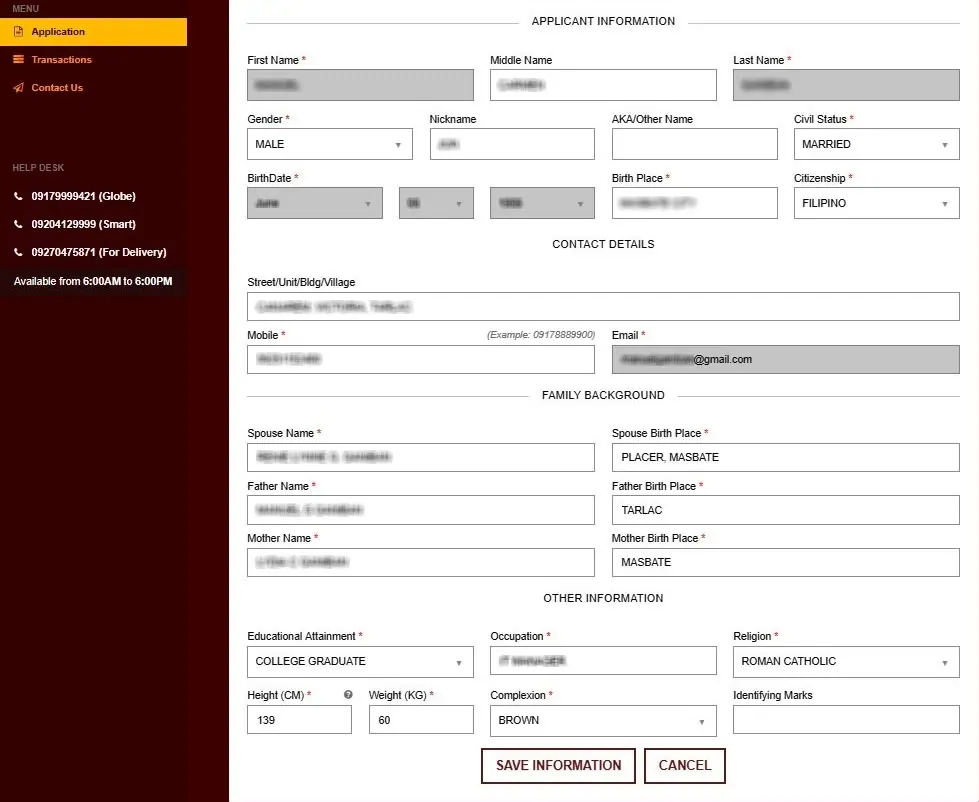 How to Edit Information in NBI Clearance Online